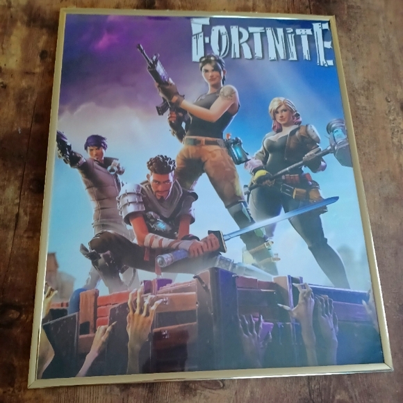 Fortnite | Toys | 62 Framed Fortnite Poster | Poshmark